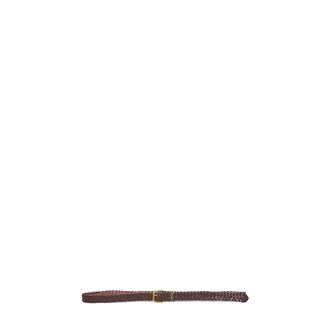 Saint Laurent Cassandre G&uuml;rtel mit rechteckiger Schnalle - - Accessories - Herren - Braun - 90 CM