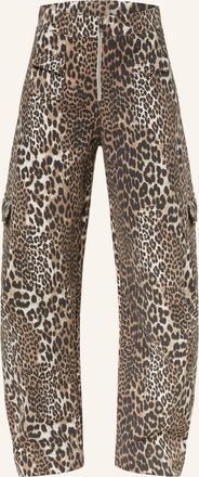 Ganni Cargohose braun