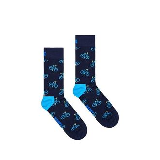 Happy Socks Chaussettes hautes en coton m&eacute;lang&eacute;