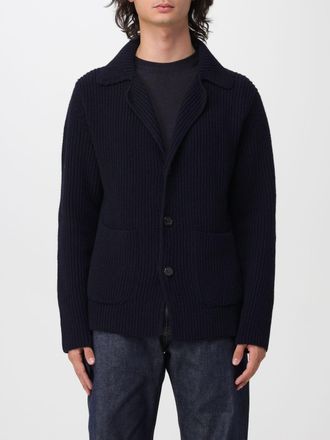 Brooksfield L&auml;ssiger Strickblazer aus Lammwollmischung mit Revers und aufgesetzten Taschen