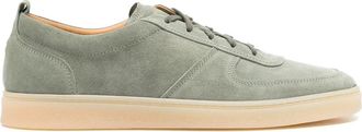 Henderson Baracco Homme, Chaussures, Vert, Taille: 42 1/2 EU Baskets Vert Olive Lacets Semelle en Caoutchouc