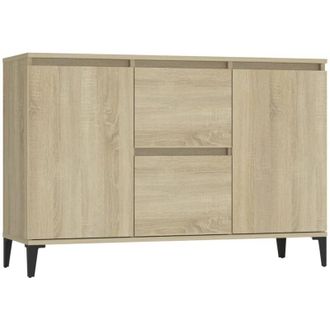 vidaXL Sideboard Sonoma-Eiche 104x35x70 cm Holzwerkstoff - Vidaxl