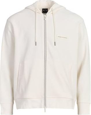 A|X Armani Exchange Sweatshirt &agrave; capuche en coton m&eacute;lang&eacute;