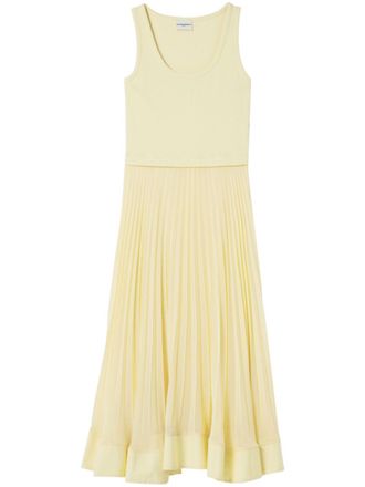 Claudie Pierlot robe &agrave; coupe mi-longue - Jaune