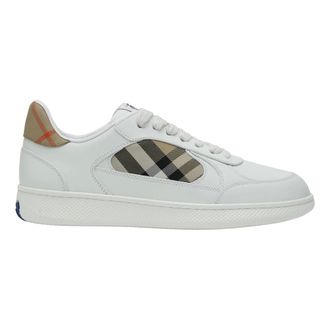 Burberry Femme, Chaussures, Blanc, Taille: 37 EU Baskets Basse Terrace