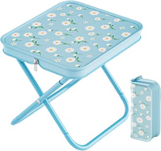 Generic Tragbarer Hocker | Tragbarer Hocker Faltbar Leichtgewicht | Robuster Leichter Sitz Für Outdoor Camping Angeln Gastronomie Platzsparend