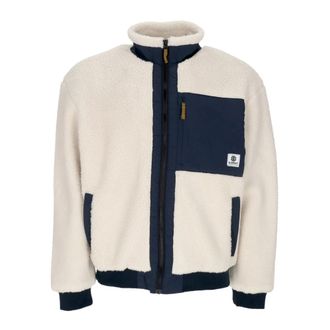 Element Sherpa Jacke mit Stehkragen und Rei&szlig;verschluss - - Sport - Herren - Beige - XL