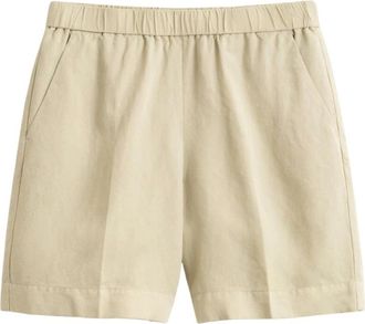 GANT Femme, Shorts, Beige, Taille: 40 FR Shorts en m&eacute;lange de lin