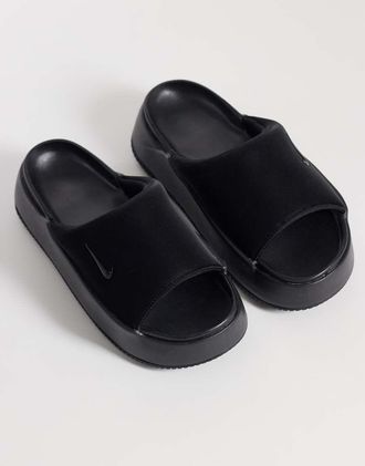 Nike Calm Elevation - Claquettes - Noir