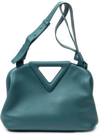 Bottega Veneta Crossbody Bags - The Point Triangle Bag - Gr. unisize - in Blau - f&uuml;r Damen