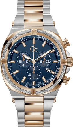 Gc Uhren - Quarz-Chronographenuhr Gc Ironclass - Gr. unisize - in Silber - f&uuml;r Damen