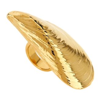 ARMARIUM Armarium, Femme, Accessoires, Jaune, Taille: M Mussel Shell Ring