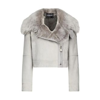 Dondup Femme, Vestes, Gris, Taille: 36 FR Veste &Eacute;l&eacute;gante