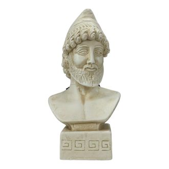 Generic Odysseus Griechischer König von Ithaca Büste Trojan Kriegshelden Steinguss Statue Skulptur