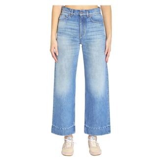 Chlo&eacute; High-Rise Cropped Jeans - - Jeans - Damen - Blau - W27