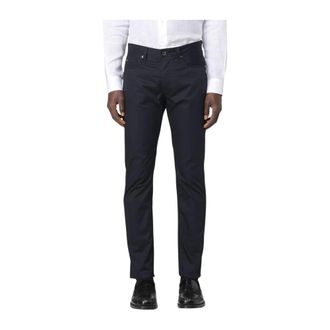 Emporio Armani Casual Chino-Hose mit bequemer Passform - - Trousers - Herren - Blau - W32