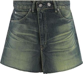 Our Legacy Femme, Jupes, Bleu, Taille: 34 FR Distressed Denim Skirt