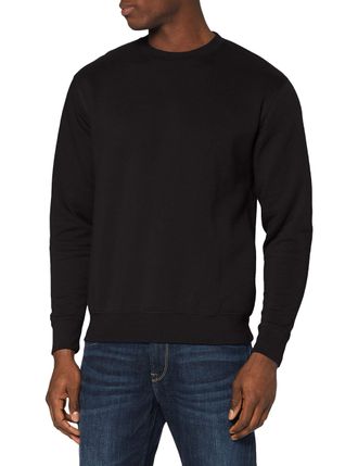 Fruit Of The Loom Herren Set-in Premium Sweatshirt, Schwarz-Schwarz, XL