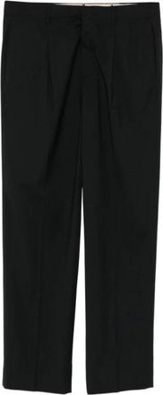 Incotex Homme, Pantalons, Noir, Taille: XL Pleated Pantalons