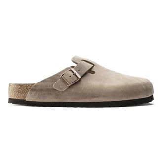 Birkenstock Boston Soft Footbed Ge&ouml;lte Ledersandalen - - Shoes - Herren - Braun - 36 EU
