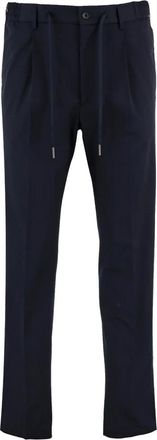 Tagliatore Homme, Pantalons, Bleu, Taille: S Pantalon en coton stretch