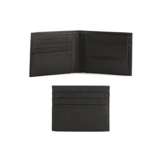 Emporio Armani Set portefeuille et porte-cartes en cuir