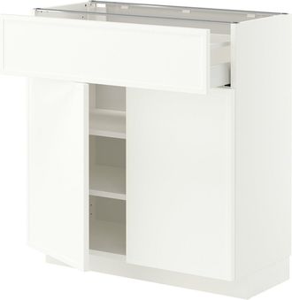 IKEA METOD / MAXIMERA Unterschr m Schub/2 T&uuml;ren