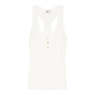 Elisabetta Franchi Damen, Oberteile, Wei&szlig;, SGr&ouml;&szlig;e