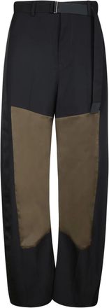 sacai Femme, Jeans, Bleu, Taille: 40 FR Pantalon &agrave; panneaux