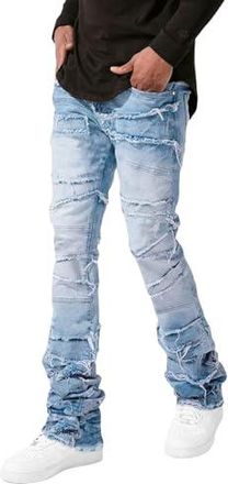 Generic Jean avec Ecriture Surv&ecirc;tement Velour D&eacute;chir&eacute; Italien Tweed Trou Super Poches Compression Gardien Destockage Rayures Fermeture Braguette Qui 30 Plusie