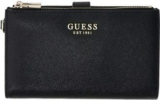 Guess Femme, Accessoires, Noir, Taille: ONE Size Amorette Slg Dbl Zip Organizer