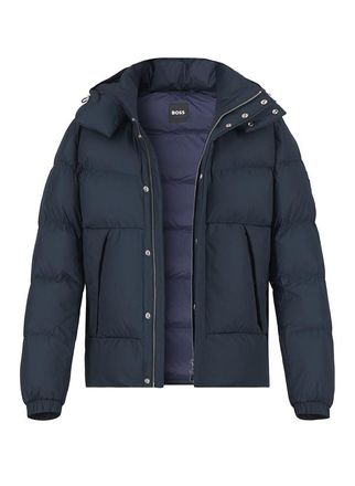 HUGO BOSS Herren Jacken blau unifarben
