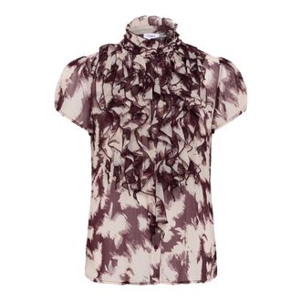 Saint Tropez Winetasting Shadow Blooms - 30 - Femme - Blouses et Chemises - Violet - Taille: 40 FR