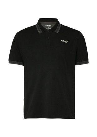 s.Oliver Poloshirt mit Logo Print