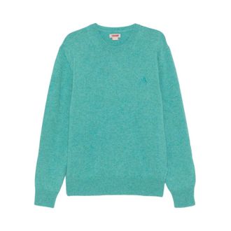 Baracuta Shetland Rundhals-Pullover - - Knitwear - Herren - Gr&uuml;n - L