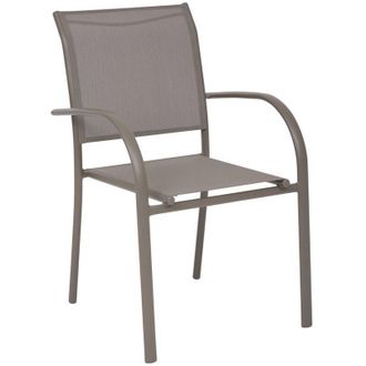 Hesperide Fauteuil de jardin Piazza empilable noisette - Hesp&eacute;ride