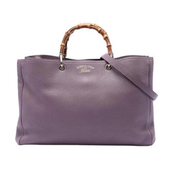 Gucci Pre-owned Satchel - - Pre-owned - Damen - Lila - ONE SIZE