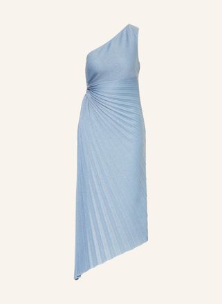 Vera Mont V By Vera Mont Cocktailkleid Mit Plissees Und Glitzergarn blau