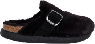 Dr. Scholls Scholl Damen Ivy Big Buckle Sandale, Schwarz, 36 EU