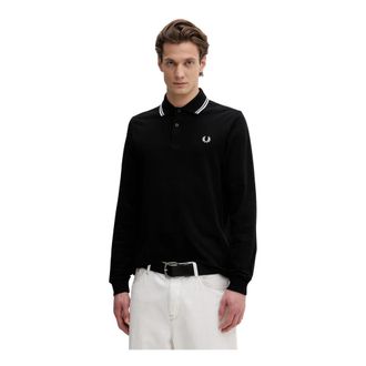Fred Perry The Shirt - - Tops - Herren - Schwarzk - XL