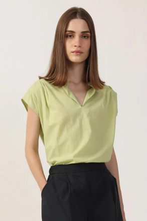 Neu Nomads Damen vegan Bluse Elettra Salbei