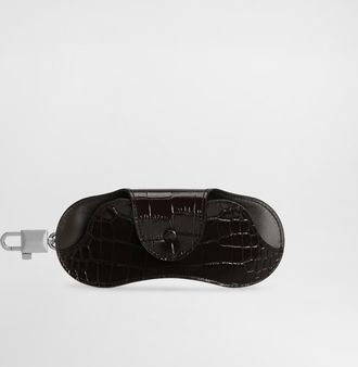 Dolce & Gabbana Brillenetui Aus Alligatorleder - Mann Geldb&ouml;rsen Und Kleinlederwaren Braun Onesize