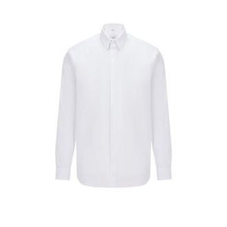 Au Printemps Paris Baumwollhemd - Weiß