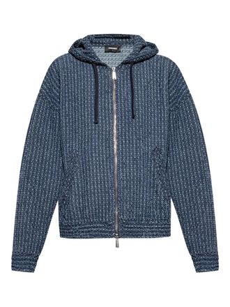 Dsquared2 veste zippée à capuche - Bleu