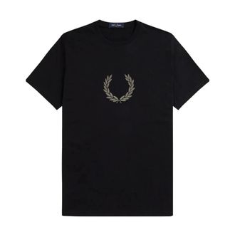 Fred Perry M7708 T-Shirt - - Tops - Herren - Schwarzk - S