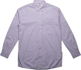Tekla Homme, Chemises, Rose, Taille: XS Chemise D&eacute;contract&eacute;e &agrave; Manches Longues