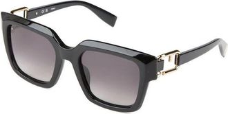 Furla Femme, Accessoires, Noir, Taille: 53 MM Lunettes de soleil Sfu981