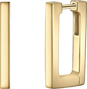 Glanzst&uuml;cke M&uuml;nchen Ohrringe - Sterling Silber Creolen - Gr. unisize - in Gold - f&uuml;r Damen