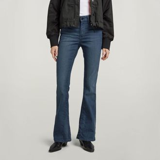 G-Star 3301 Flare Jeans - Dunkelblau - Damen
