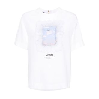 Moschino T-Shirts - - Tops - Damen - Wei&szlig; - M